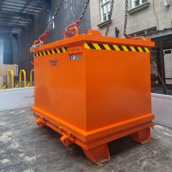 Eichinger® Crane and Forklift Drop-Bottom Skip | Lifting365