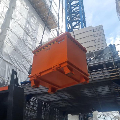 Eichinger® Crane and Forklift Drop-Bottom Skip | Lifting365