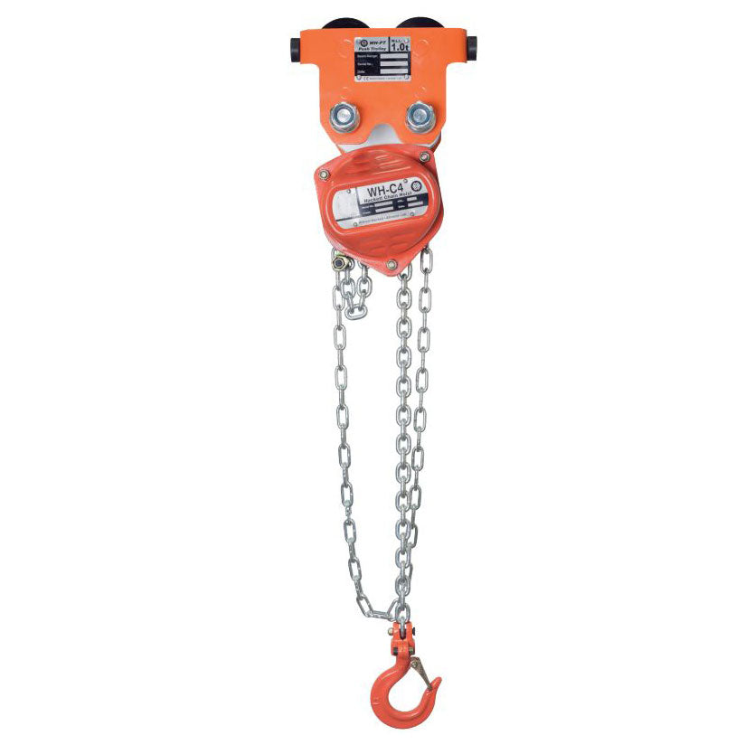 500kg William Hackett Combined Chain Hoist and Push Trolley | Lifting365