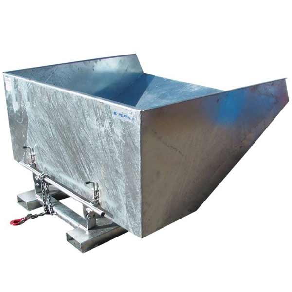 Forklift Tipping Skip - Heavy Duty - Galvanised | Lifting365
