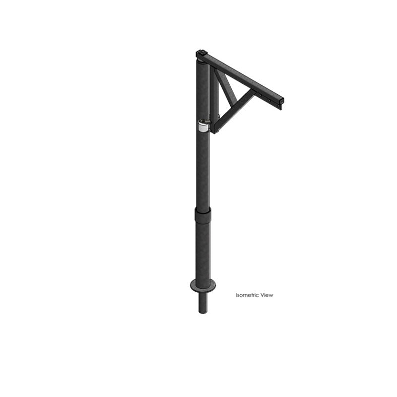Galvanised Split Pole Steel Davit | Lifting365